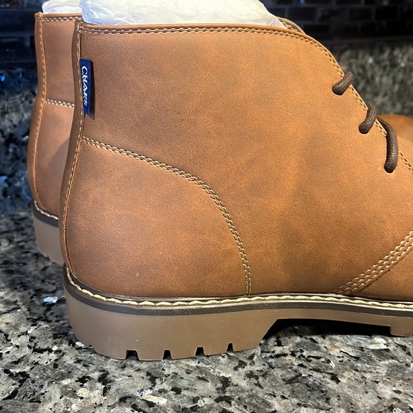 Chaps | Shoes | Nib Chaps Lug Sole Brown Chukka Ankle Boots Vegan ...